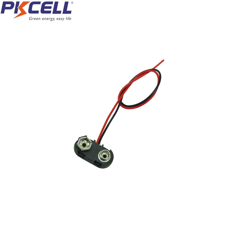 2 Stuks Zwarte T Type Bedrade 9V Batterij Houder C... – Vicedeal