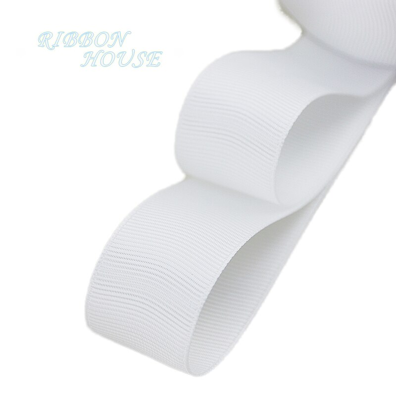 (10 meters/lot) White Grosgrain Ribbon wrap Christ... – Grandado