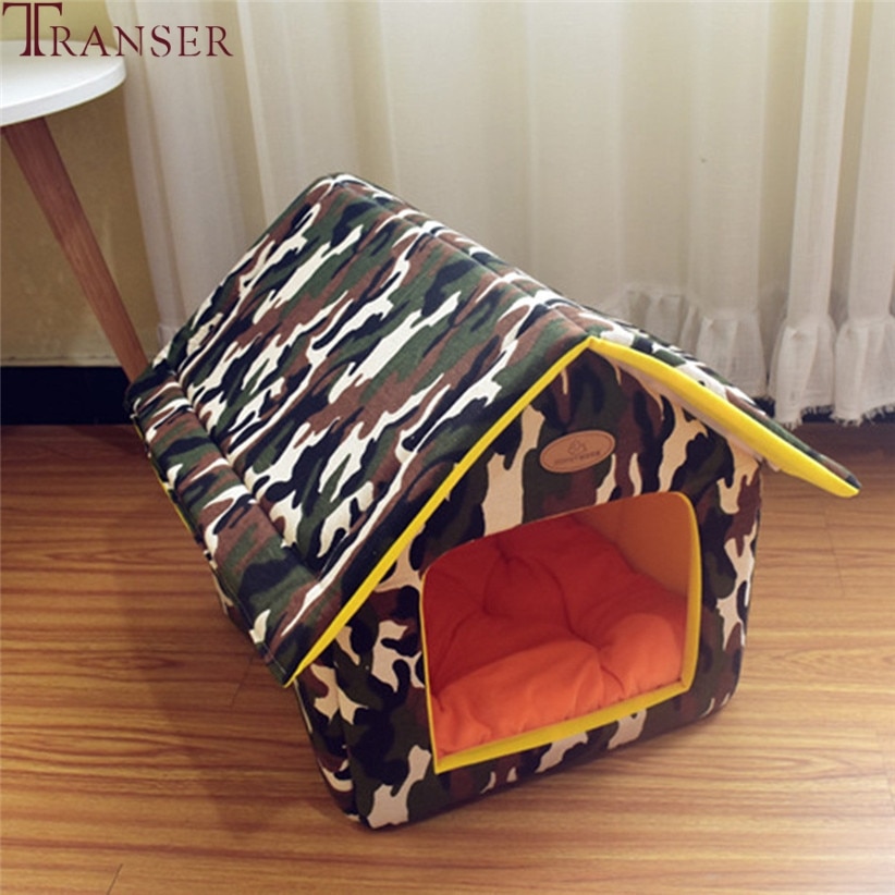 Transer Foldable House Shape Pet Dog Cat House Hom... – Grandado