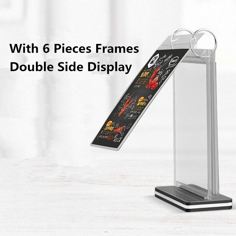 A4 Menu Holder Display Acrylic Sign Holder Note Ho... – Grandado