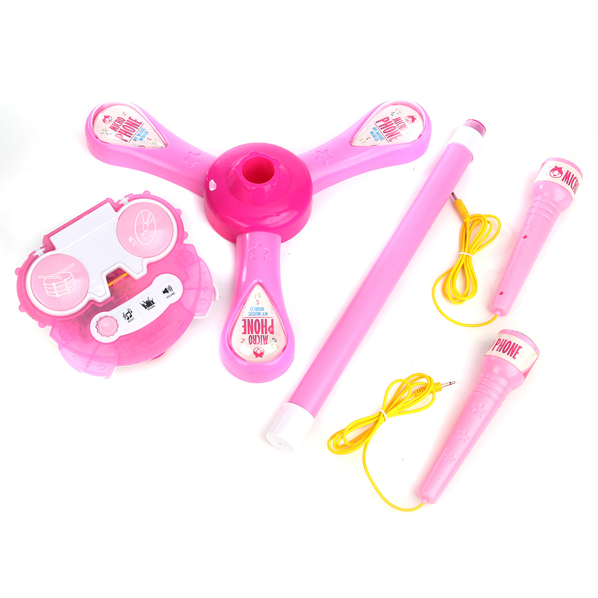 Karaoke Machine Set 2 Microphones Music Play Toy A... – Vicedeal