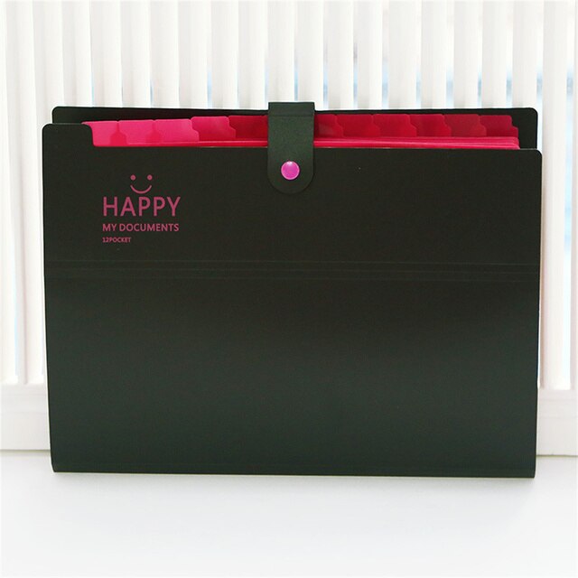 1pc A4 Folder Multi-layer Organ Bag Storage Data B... – Grandado