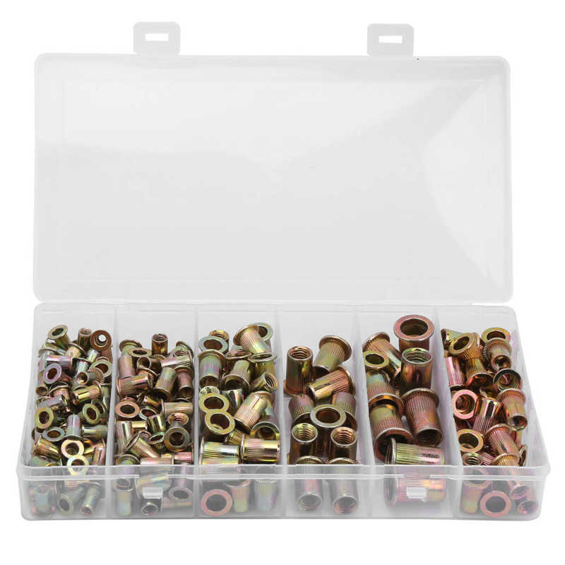 Rivet Nut Plated Color Zinc Carbon Steel Rivet Nut... – Grandado