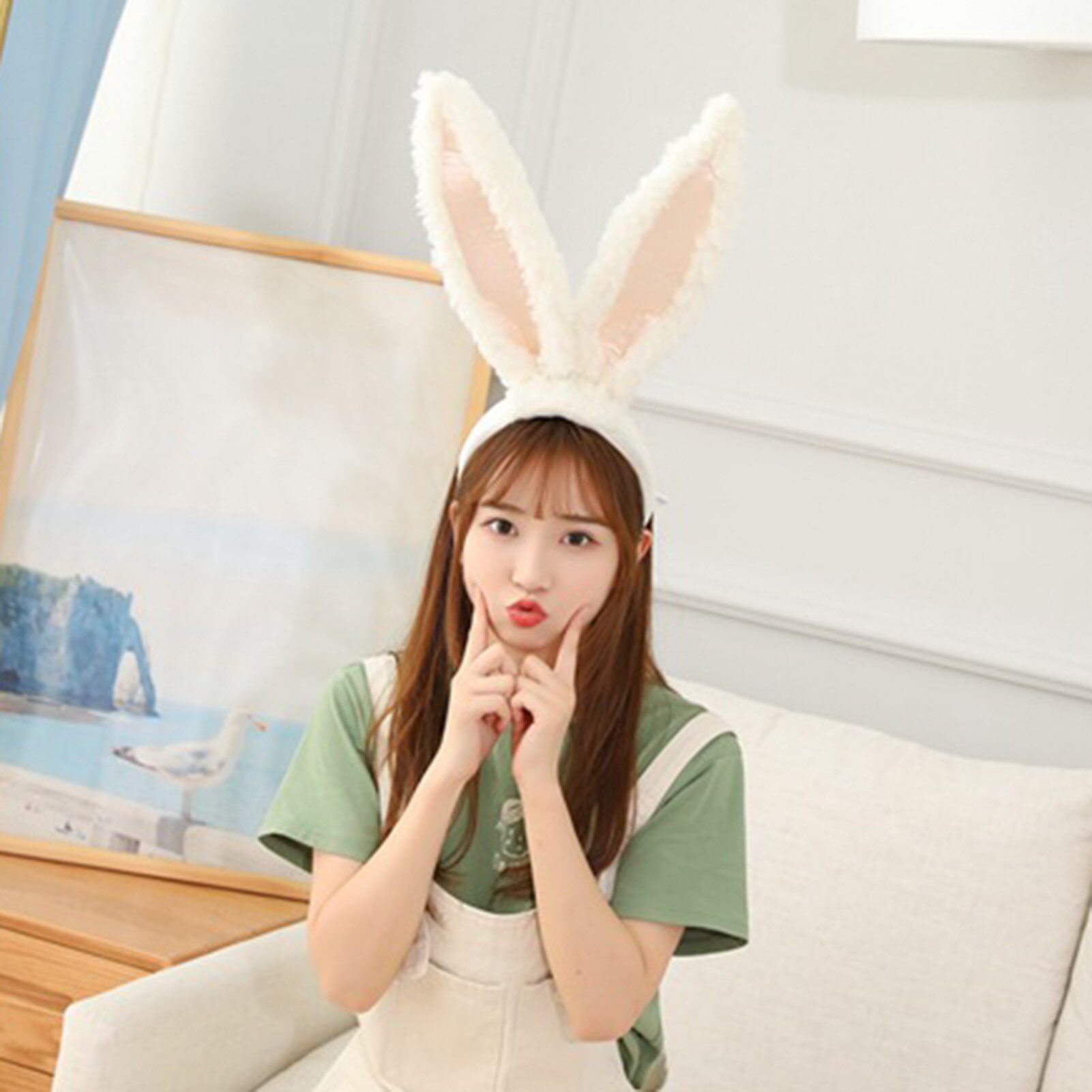 Girls Bunny Ears Headband Party Concert Festival H... – Grandado