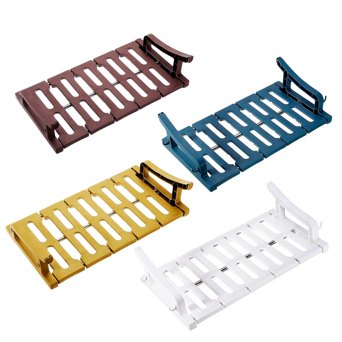 Adjustable Kitchen Storage Rack Metal Cupboard Sto... – Grandado