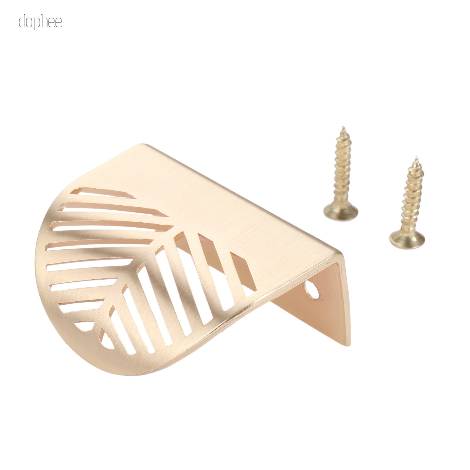 dophee 1pc 40mm Leaf Shape Furniture Handle Cabine... – Grandado