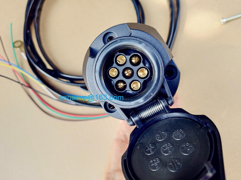 7 Pin Trailer Plug Plastic Socket Voorbekabeld Vra... – Vicedeal
