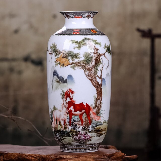 Jingdezhen Keramische Vaas Vintage Chinese Traditi... – Vicedeal