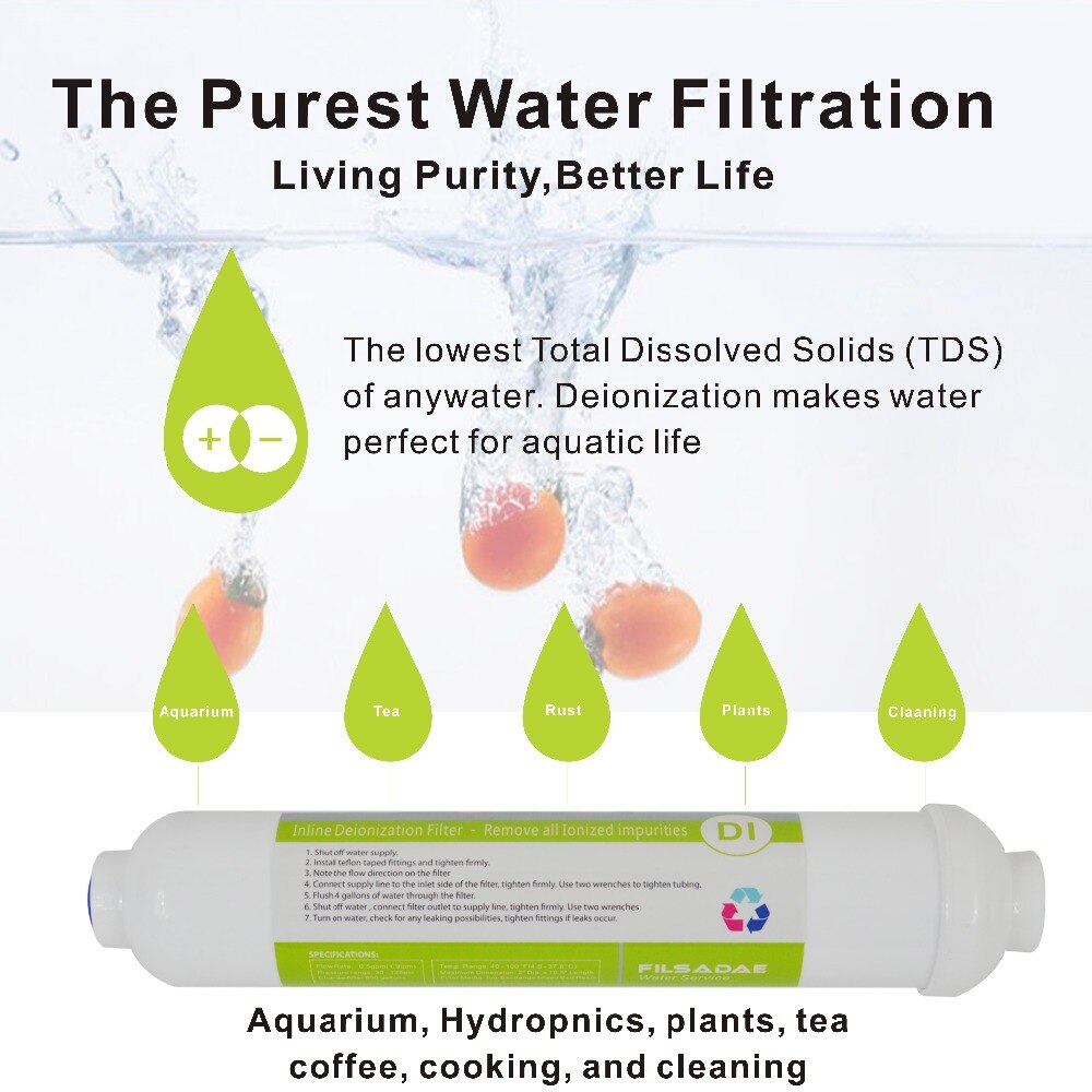 RO Water Purifier Deionization Replacement 2" OD x... – Grandado