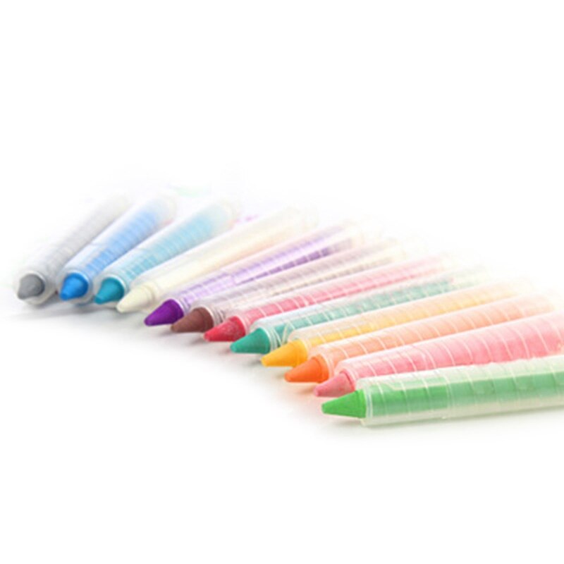 12PCS Cylindrical Transparent Chalk Sleeve Chalk C... – Vicedeal