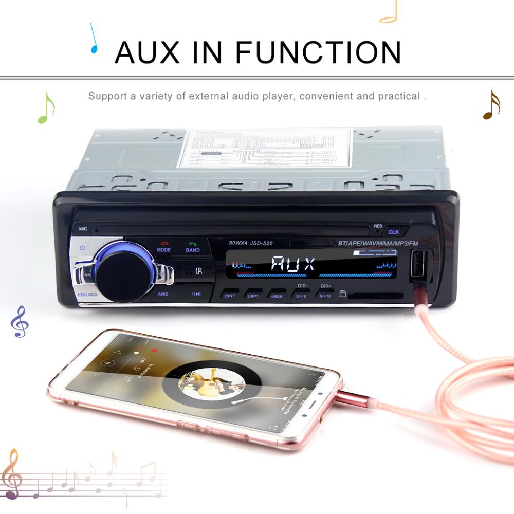 Auto Radio miniJSD520 12V Bluetooth Car Stereo In-... – Vicedeal