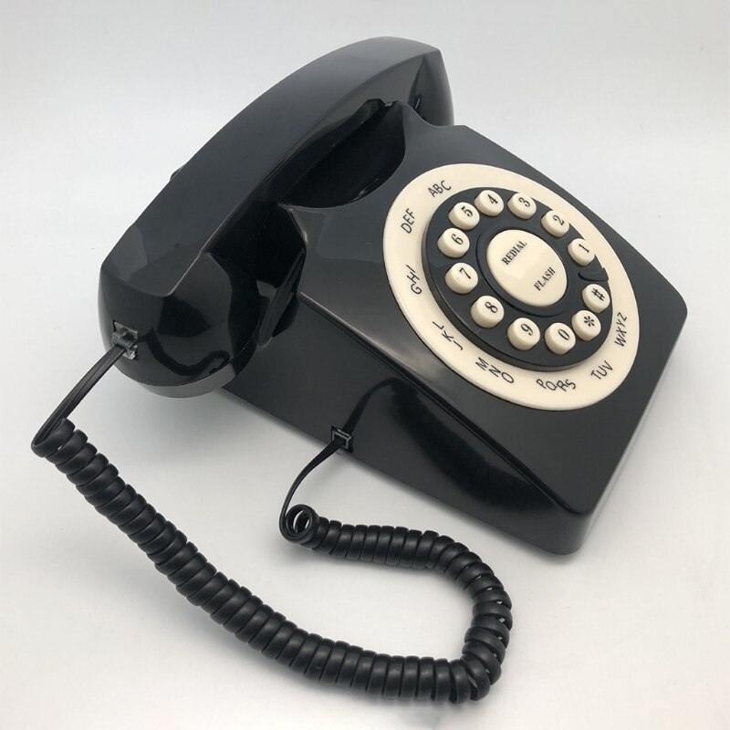 Vintage Wired Telephone High Definition Call Telep... – Grandado