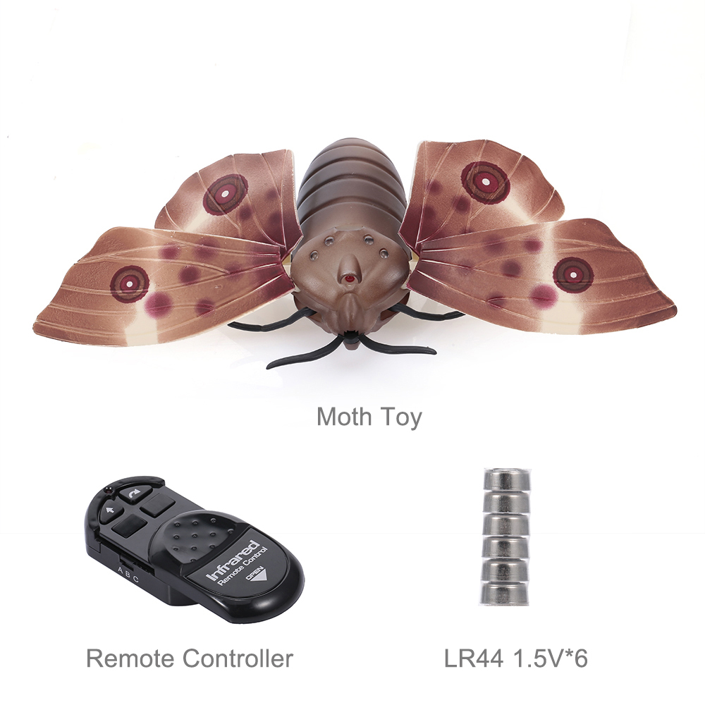 Remote Control Moth Toys Simulated Insect Toys Inf... – Vicedeal