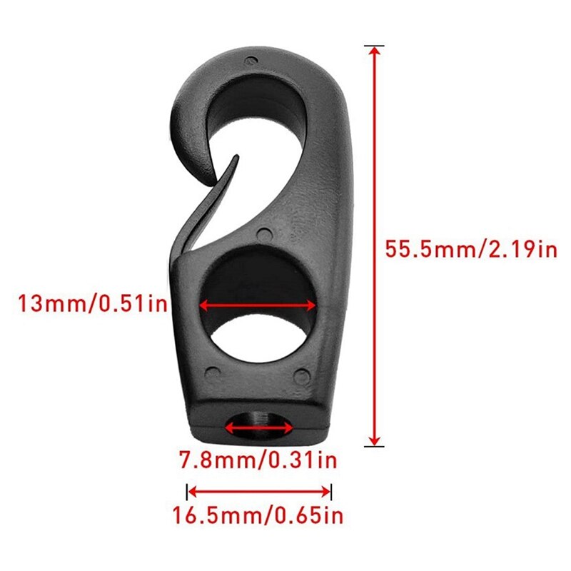 Kayak Pad Eye Kit Kayak Nylon Bungee Deck Loop wit... – Grandado