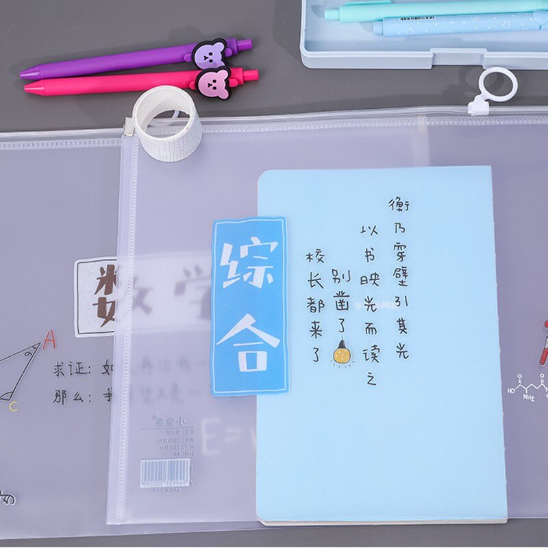 1pcs A4/A5/A6 PVC Document File Bag Waterproof Stu... – Vicedeal