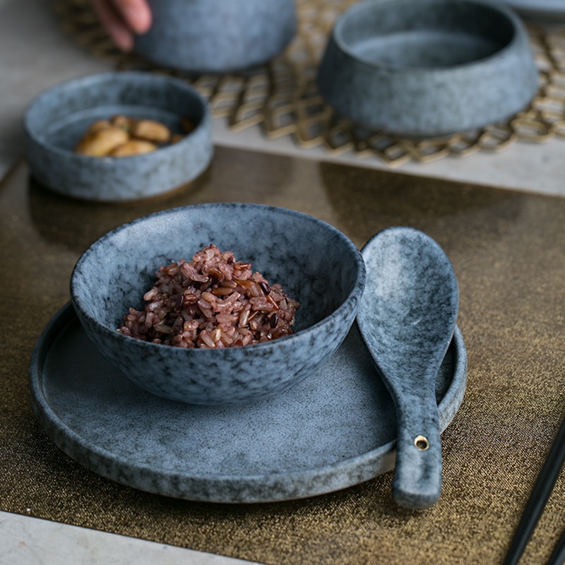 KINGLANG Western Style Ceramic Sauce Dish Rice Bow... – Grandado