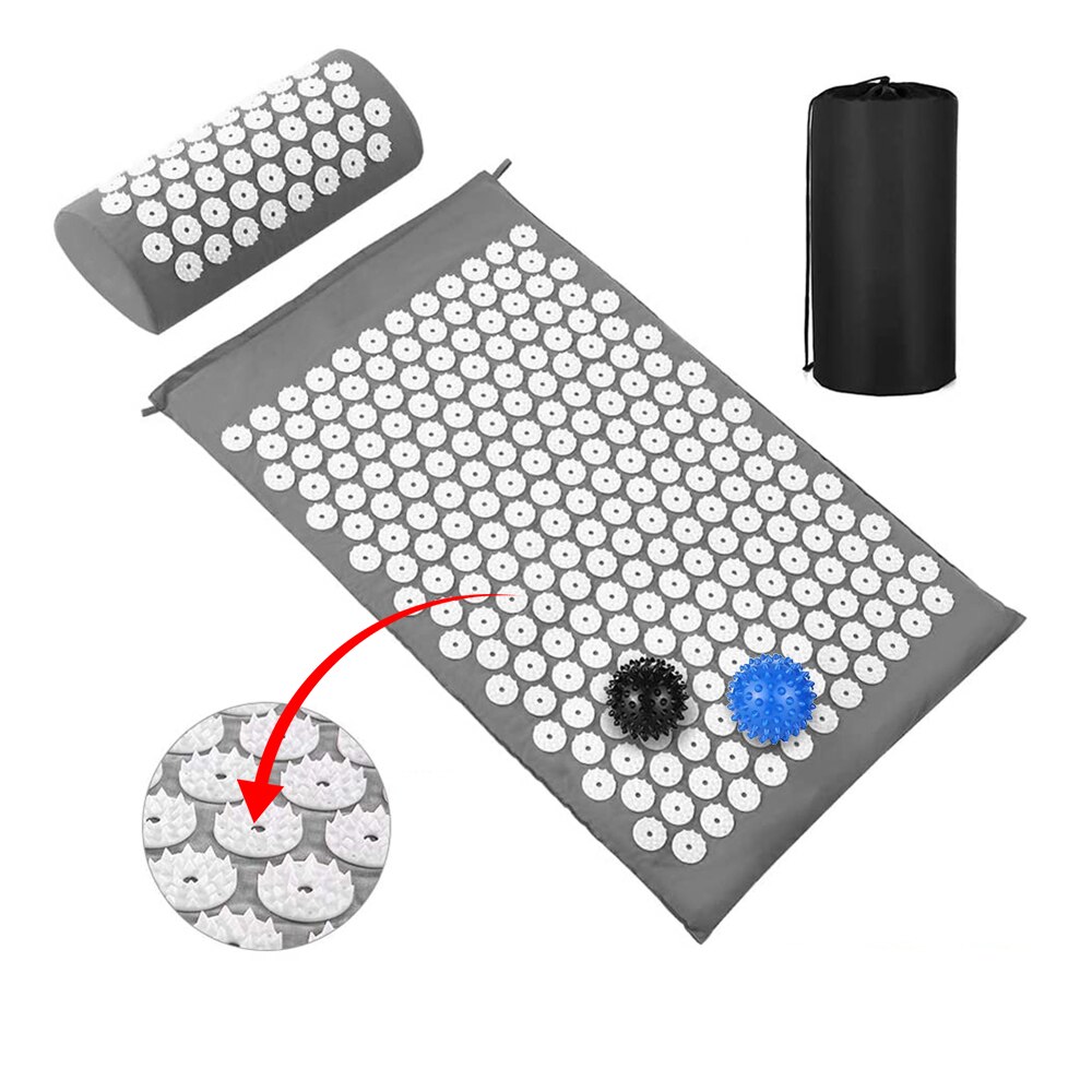 Newest Yoga Mat Acupressure Set Acupressure Mat Wi... – Vicedeal