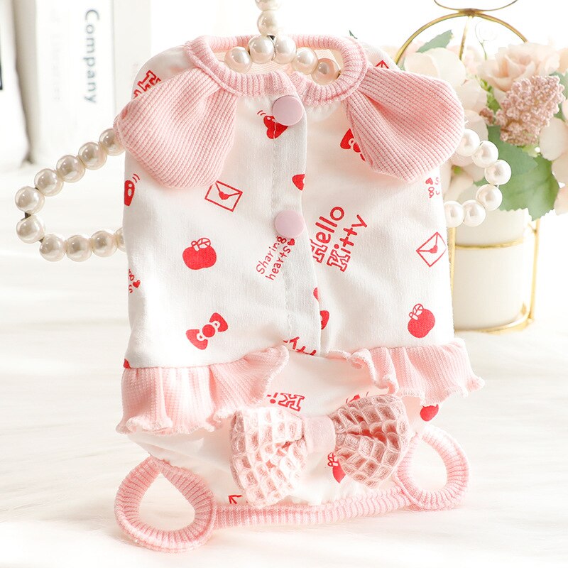 Novo cachorro roupas de verão pijamas bonito anima... – Vicedeal