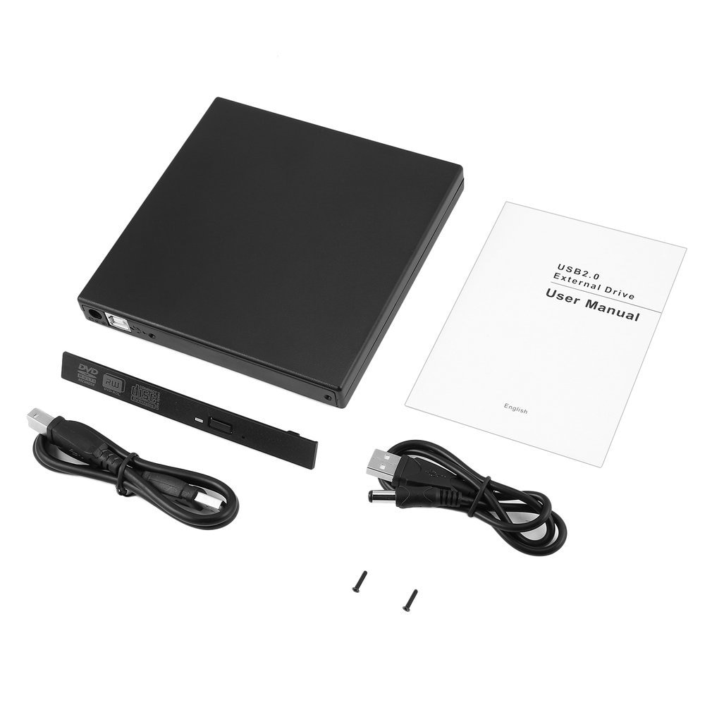 Portable USB 2.0 DVD CD DVD-Rom IDE External Case ... – Grandado