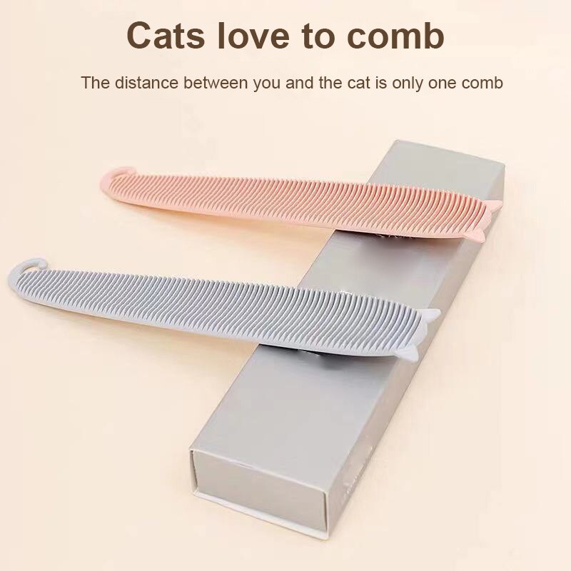 Portable Cat Tongue Grooming Comb Simple Cat Tongu... – Grandado