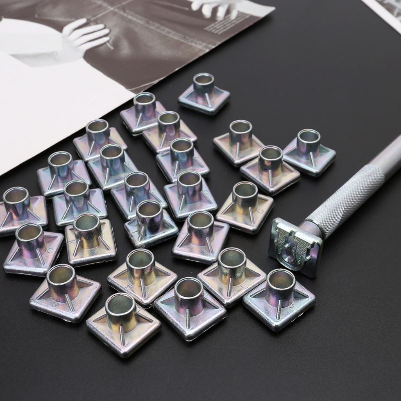 26x Staal Alfabet Letter Stempel Punch Set Diy Led... – Grandado