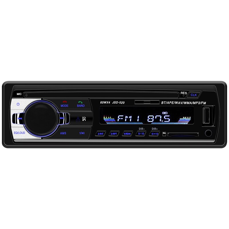 Autoradio 1 din auto radio JSD-520 auto stereo blu... – Vicedeal