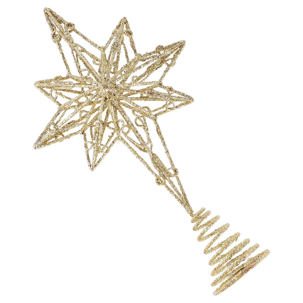 Anise Star Tree Topper Golden Star Christmas Tree ... – Vicedeal