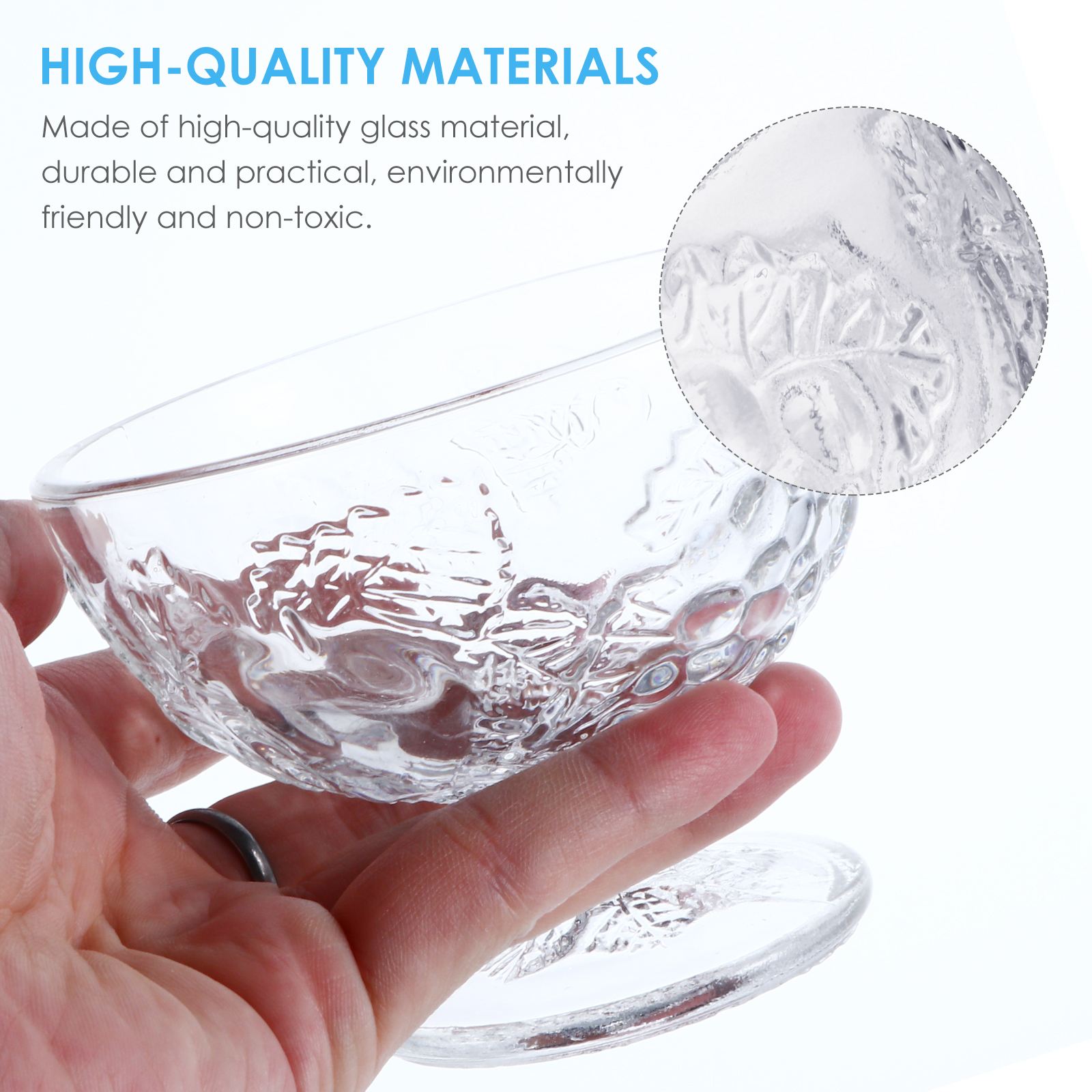 1pc Glass Cup Ice Cream Bowl Milkshake Cold Drink ... – Grandado