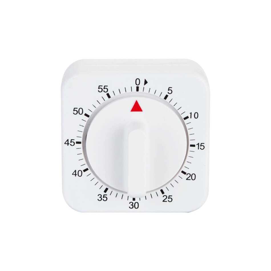 Kitchen white Timer Stopwatch 60 Minutes Mechanica... – Grandado