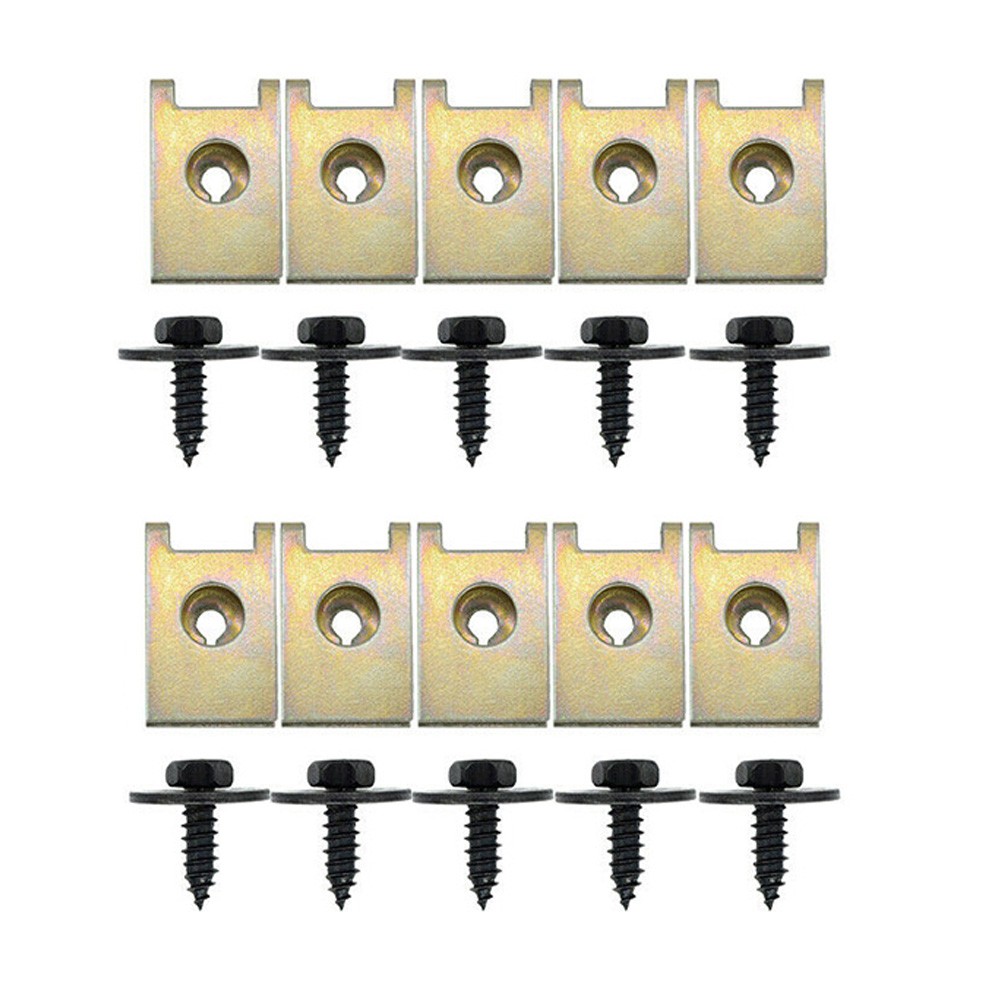 20pcs Hex Head Tapping Socket Bolt Screw Clips Wit... – Grandado