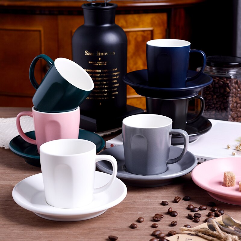 Concise Style Capucino Latte Coffee Shop Coffe Cup... – Grandado