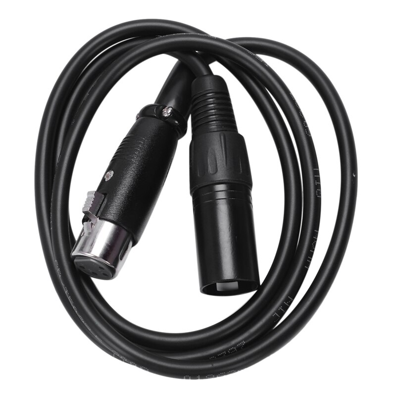 4 pin XLR Male to XLR FEMALE Power Cable Cord 1M f... – Grandado