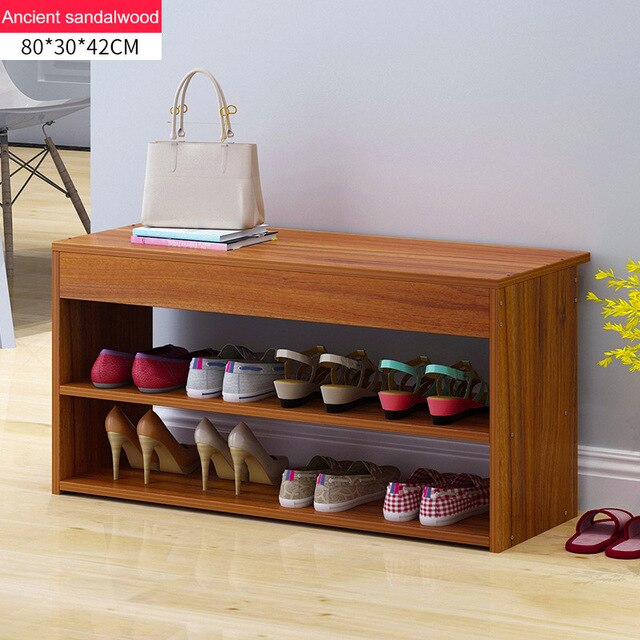 Nordic Entrance Shoe Bench Storage Stool Multi-fun... – Grandado