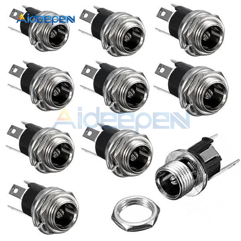 10 Stuks 5.5X2.1 Mm 1A 16V Voor Dc Voeding Connect... – Vicedeal