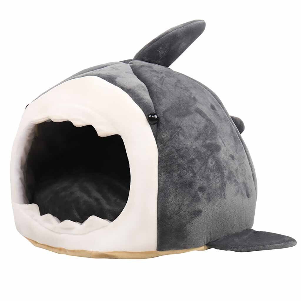Pet Nest Cute Cartoon Sharks Shape Folding Dog Ted... – Grandado
