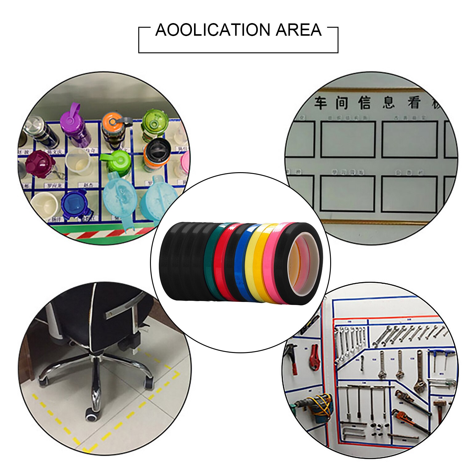 12 Rolls Hittebestendigheid Markering Positionerin... – Vicedeal