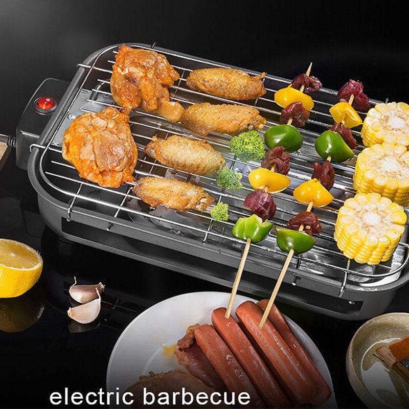 220v Electric BBQ Grill 1300W Household Barbecue M... – Grandado