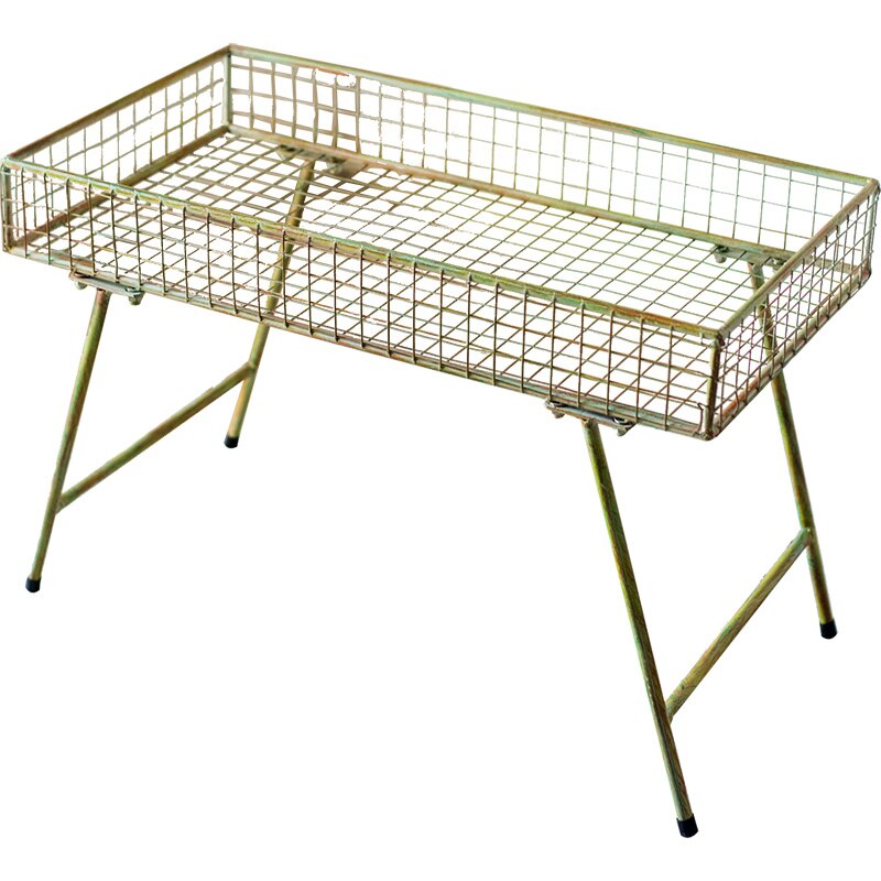 rustic handmade rectangle wire top metal vintage s... – Grandado