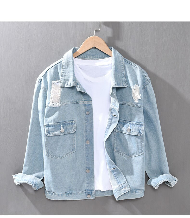 American Style Solid Color Scratched Retro Fall De... – Grandado