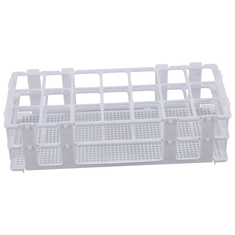 Plastic Test Tube Rack for 30mm Tube, 21 Well, Whi... – Vicedeal