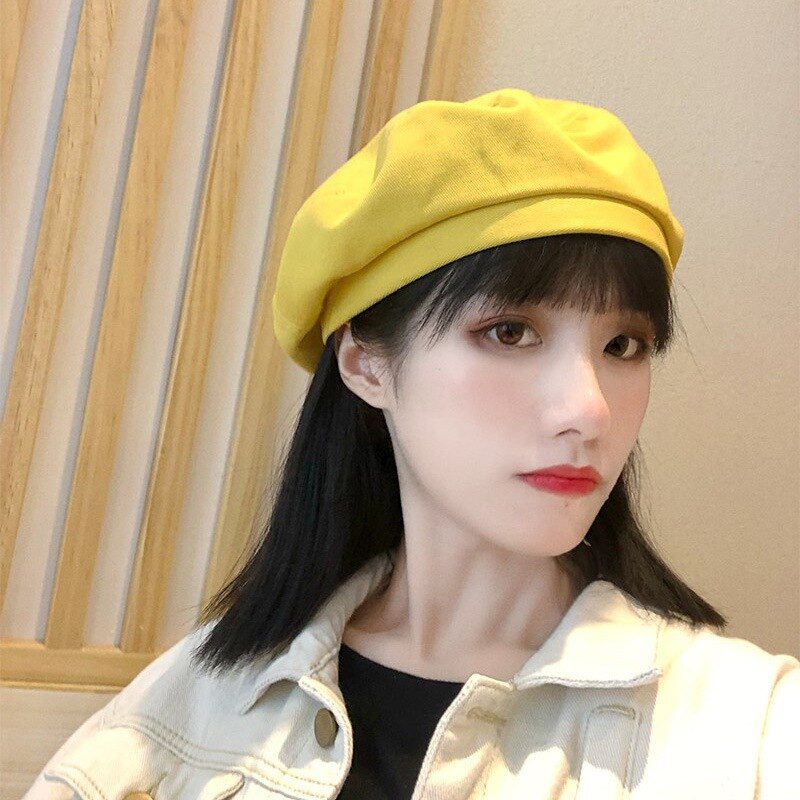 Thin Breathable Octagonal Hat British Vintage Pain... – Grandado
