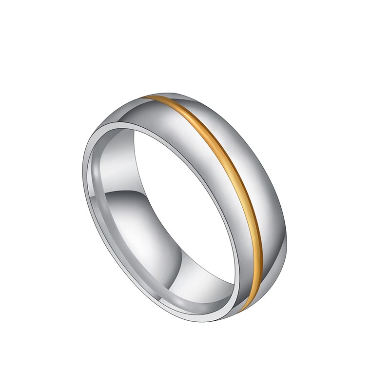 ELSEMODE 6mm Stainless Steel Couple Rings Never Fa... – Grandado