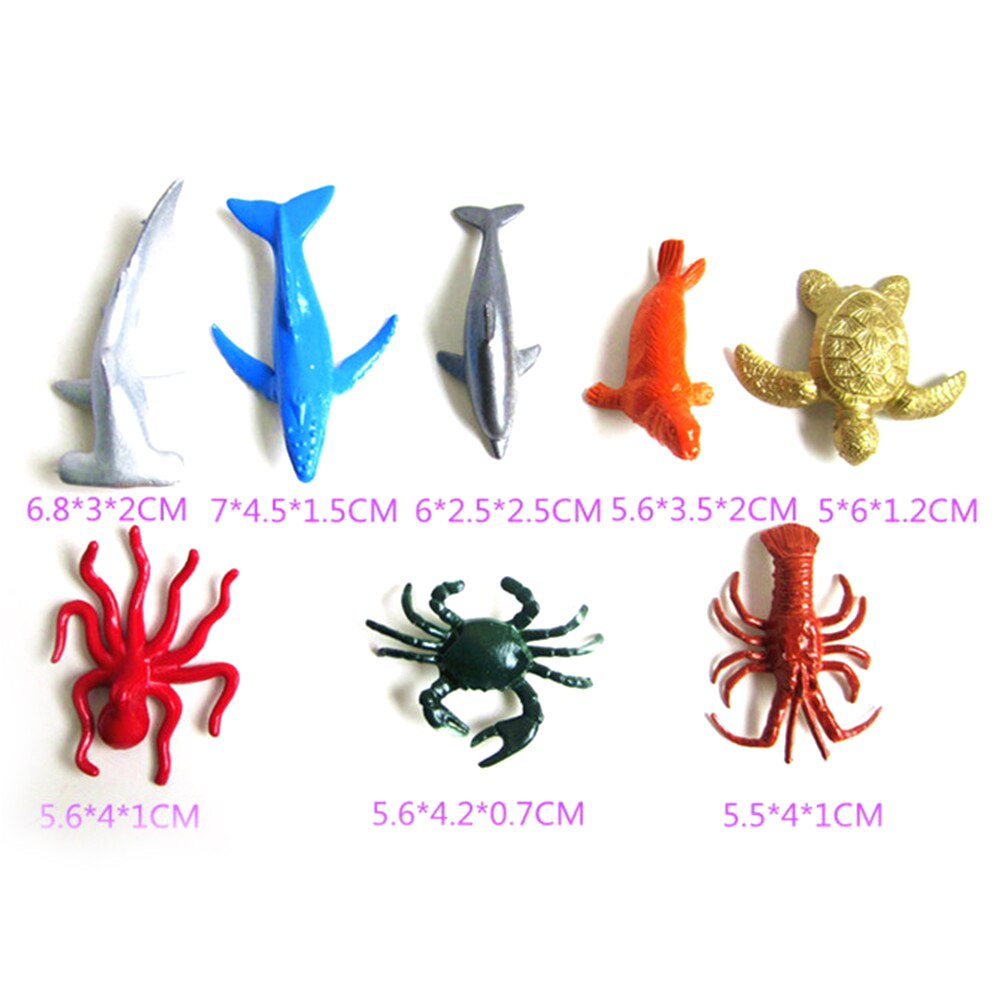 Colorful Marine Life Sea Animal Set Whale Shark Oc... – Grandado