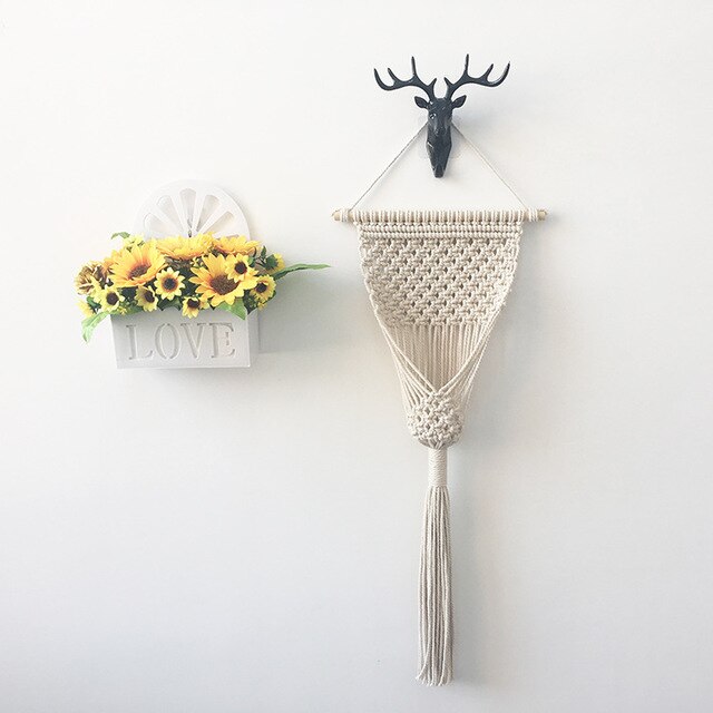 Handmade macrame plant hanger handmade pot holder ... – Grandado