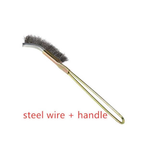 Mini Steel/brass/nylon Brass Curved/straight Brush... – Grandado