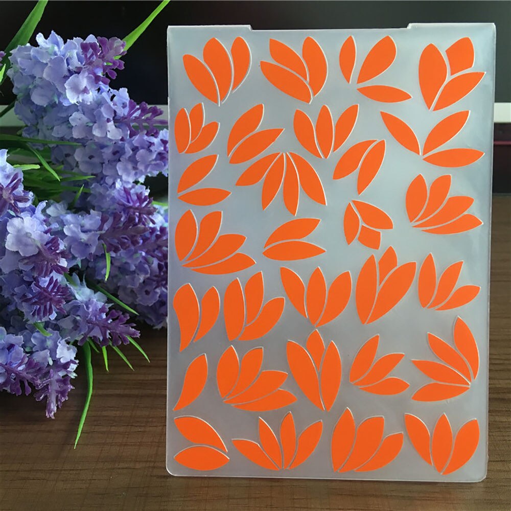 DIY Leaf Shaped Embossing Template Embossing Folde... – Grandado