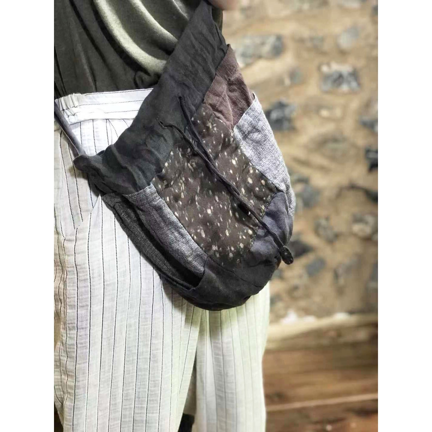 Women Bags Ladies Vintage Patchwork Linen Bag Fema... – Grandado