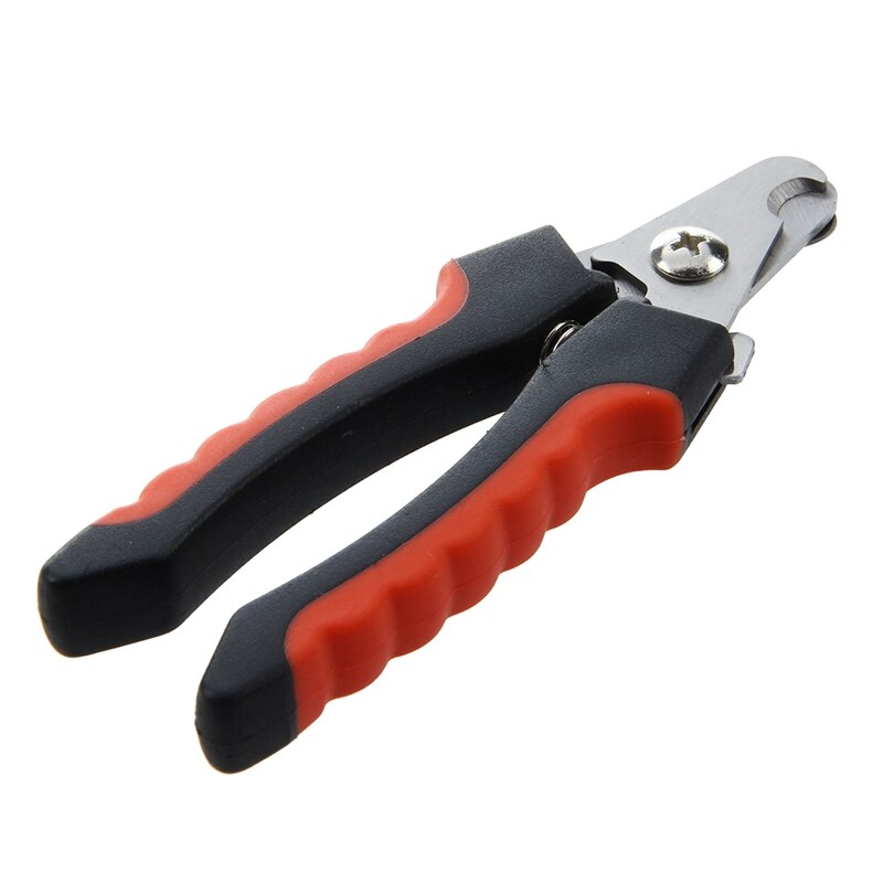 Stainless steel nail clipper file for pet dogs red... – Grandado