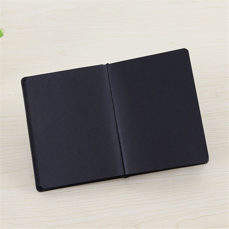 All Black Paper Blank Inner Page Portable Small Po... – Grandado