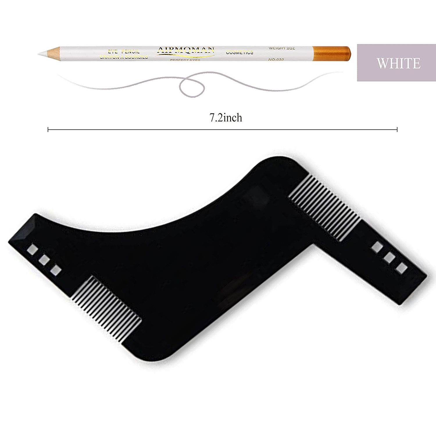 Beard Styling Shaping Template Comb Barber Tool Sy... – Grandado